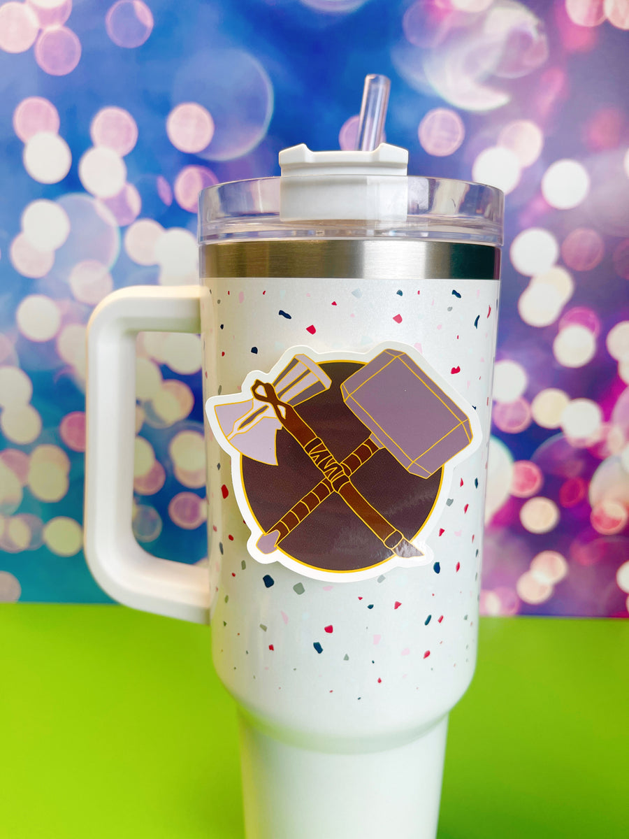 Mjolnir & Stormbreaker - Sticker – Sunset Road Co.